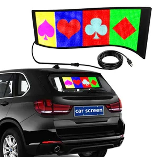 Car Window LED Display | LED Display for Car Windows